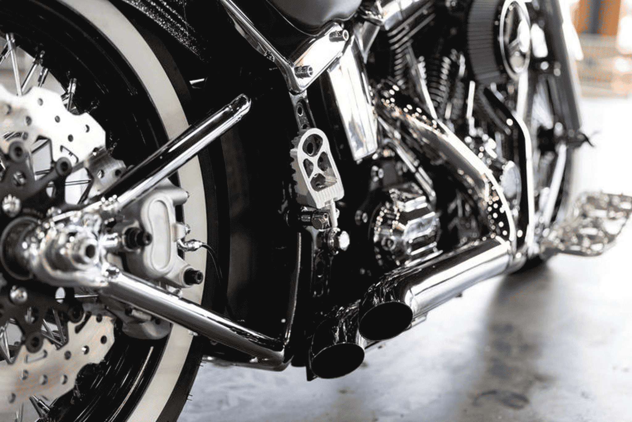 Xavier Muriel - Custom Motorcycle Details - High Seas Rally