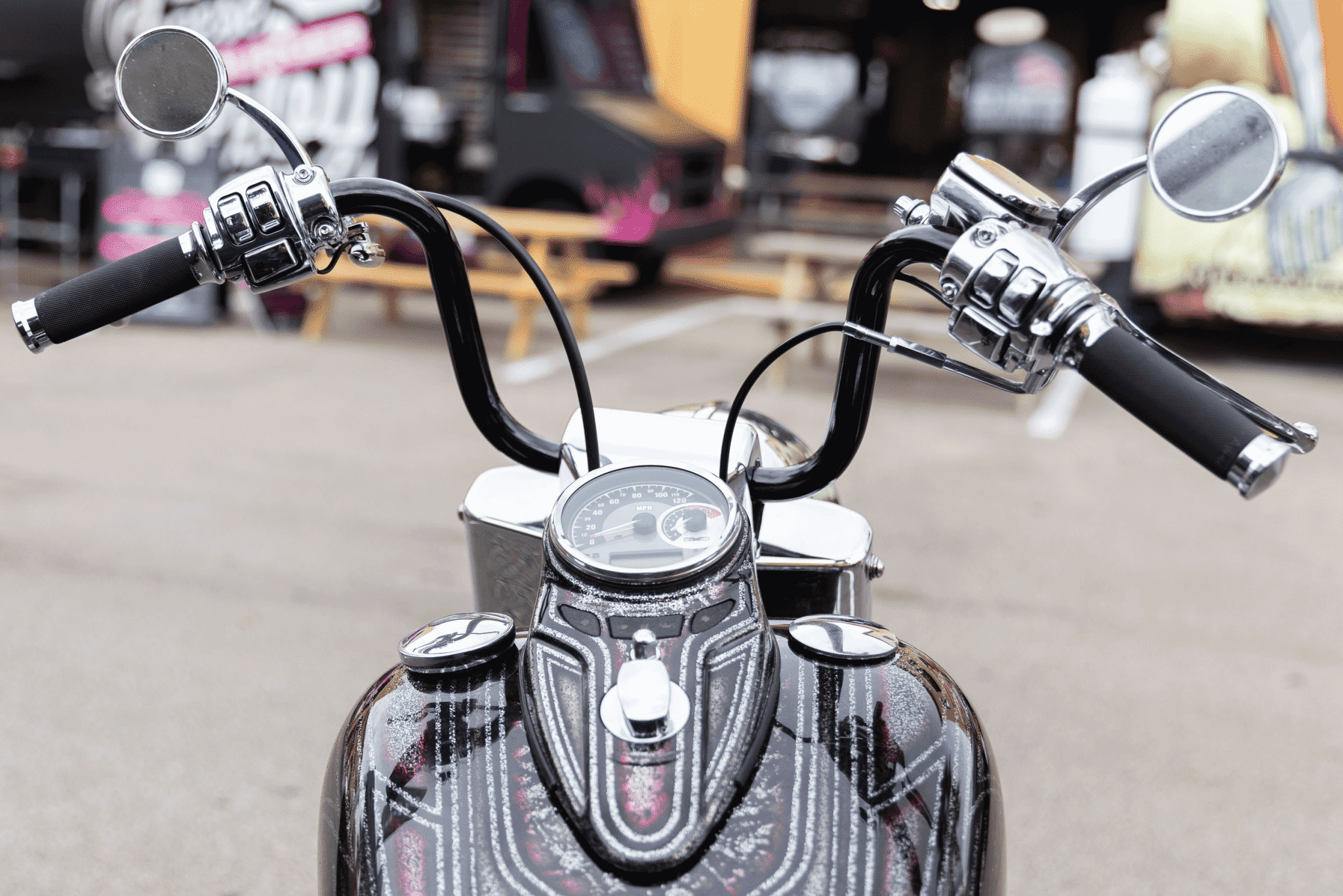 Xavier Muriel - Custom Motorcycle Details - High Seas Rally