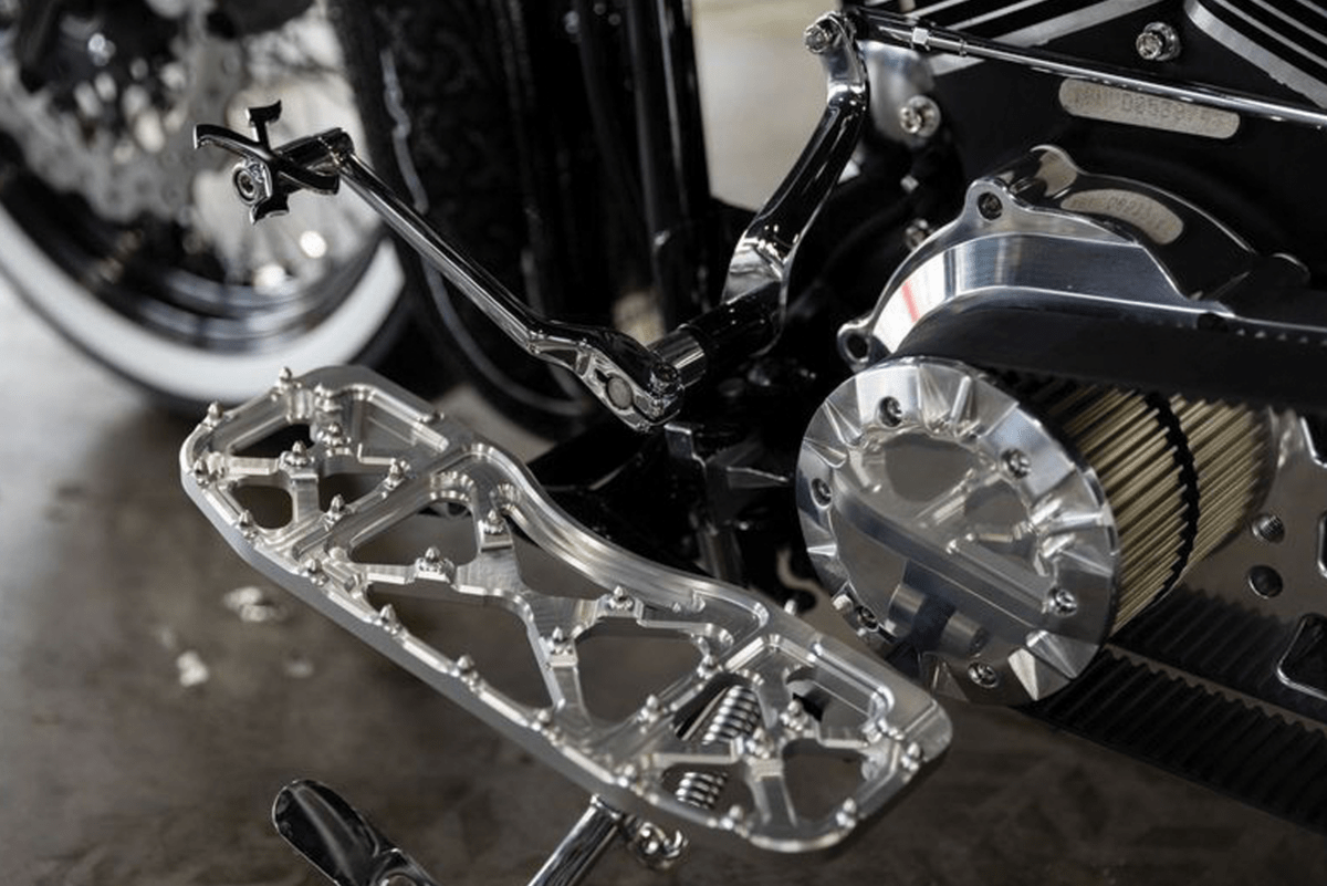 Xavier Muriel - Custom Motorcycle Details - High Seas Rally